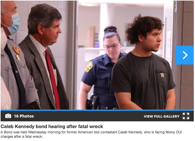 Caleb Kennedy timeline: From American Idol to felony DUI charge, jail ...